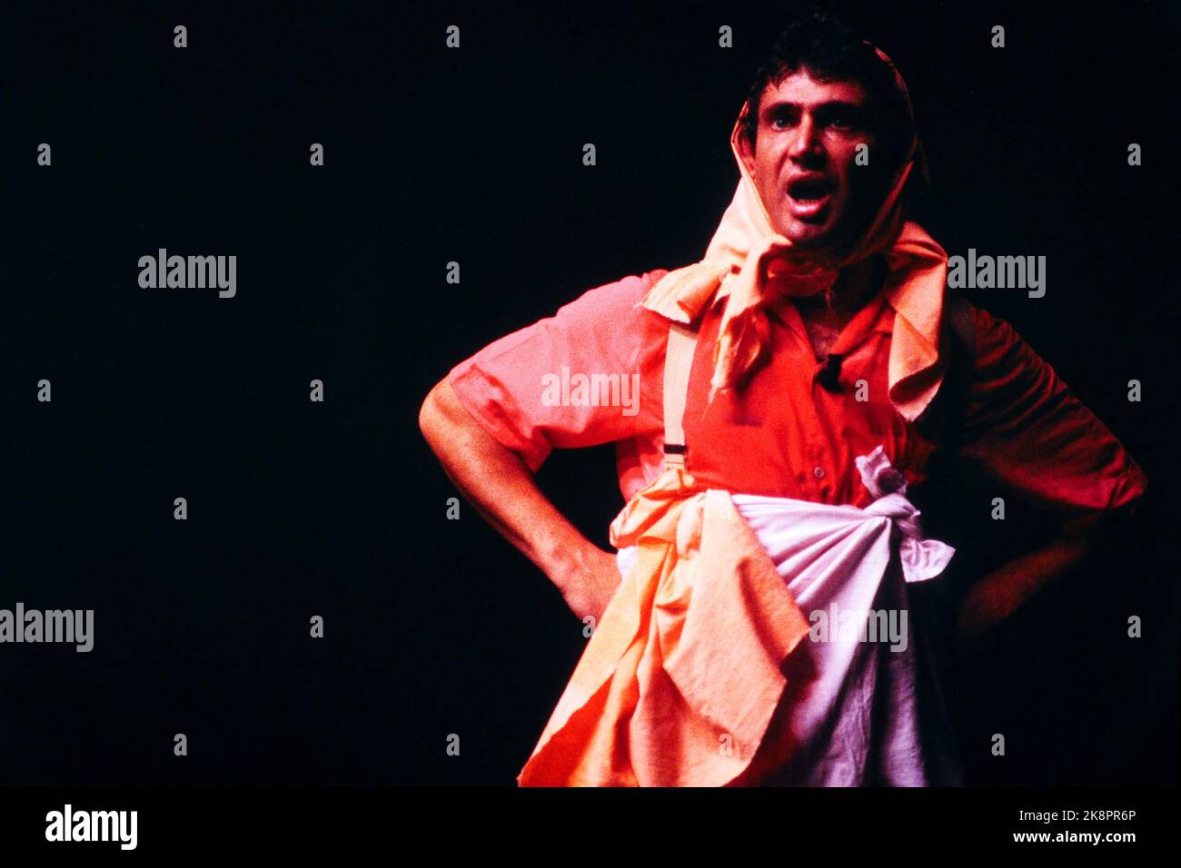 Michel Boujenah plays "The guardian angel", Lyon, France, 1988 Stock ...