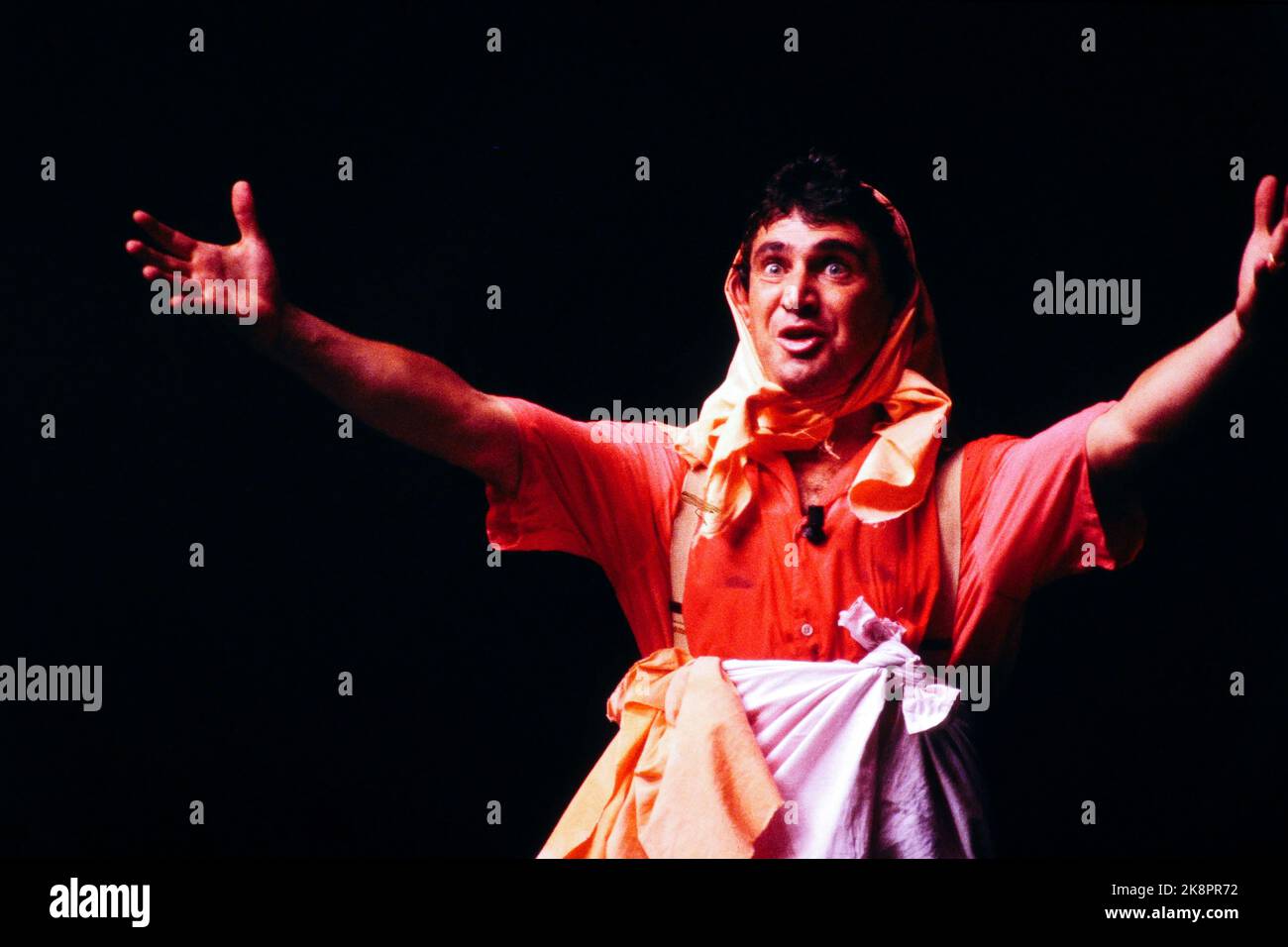 Michel Boujenah plays "The guardian angel", Lyon, France, 1988 Stock ...