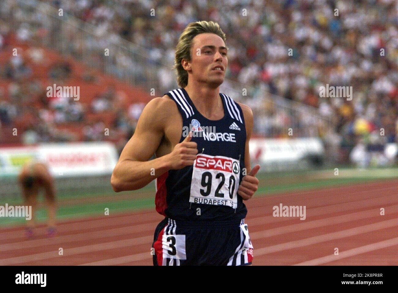 Budapest, Hungary 19980819: Geir Moen came in 5th place in the semi ...
