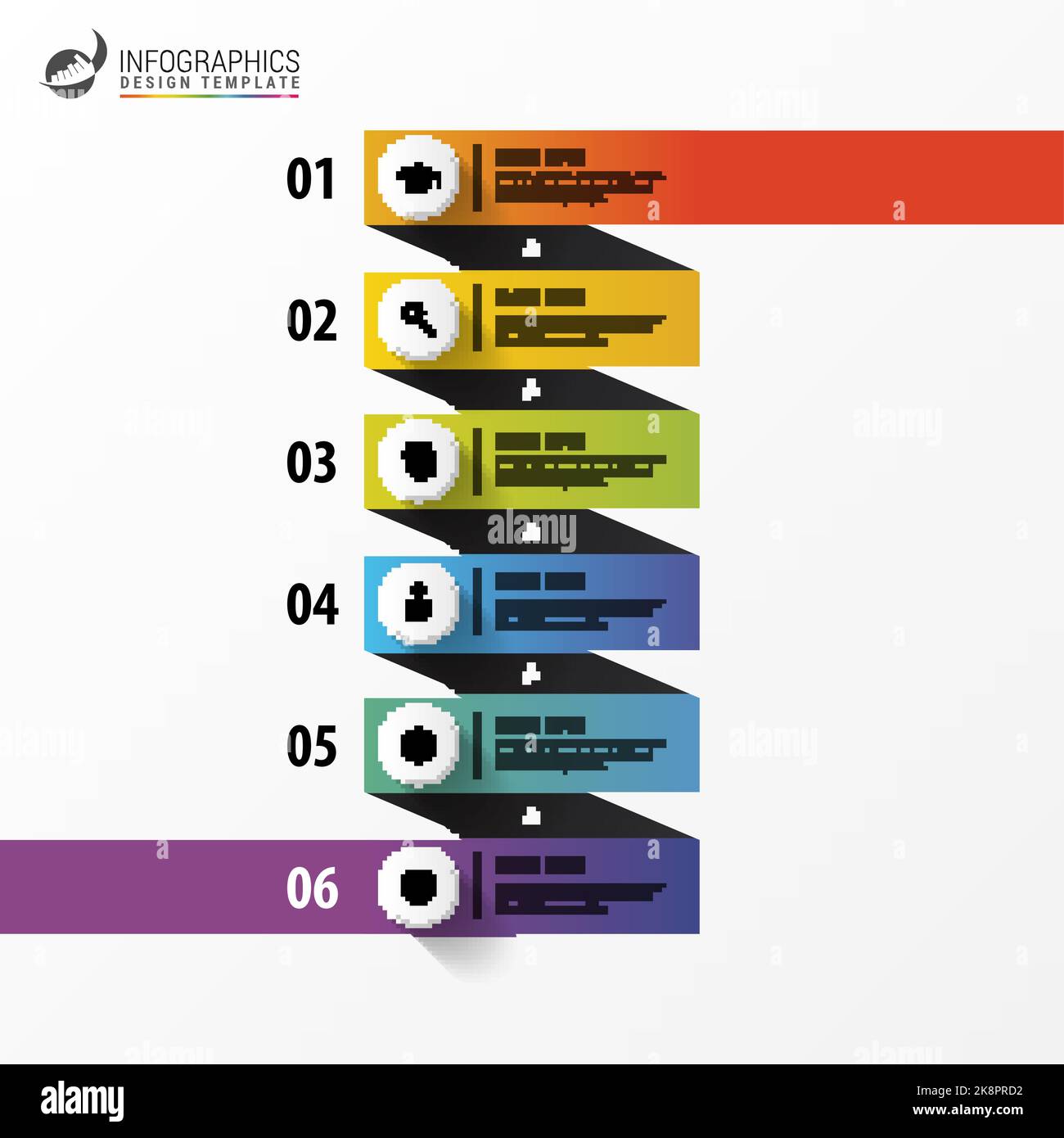 Infographic design template. Timeline concept for presentation. Vector ...