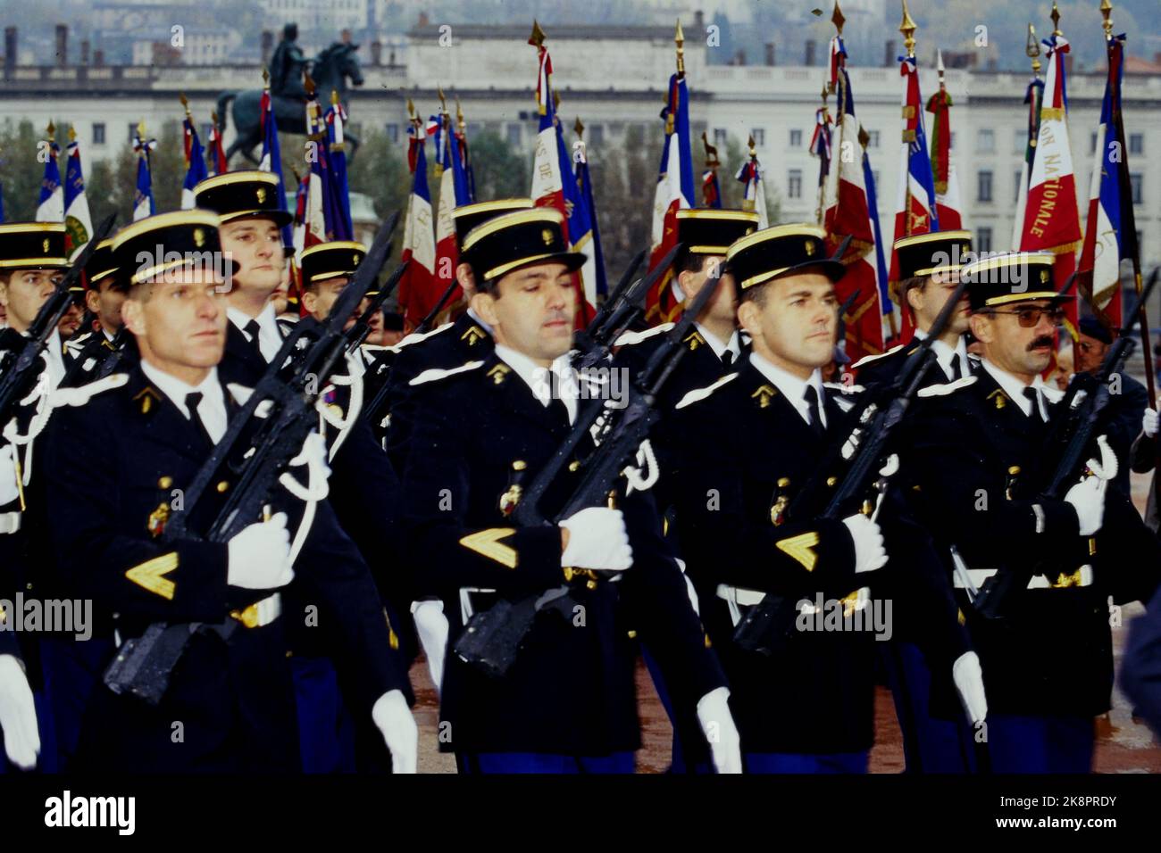 Porte drapeau gendarmerie hi-res stock photography and images - Alamy