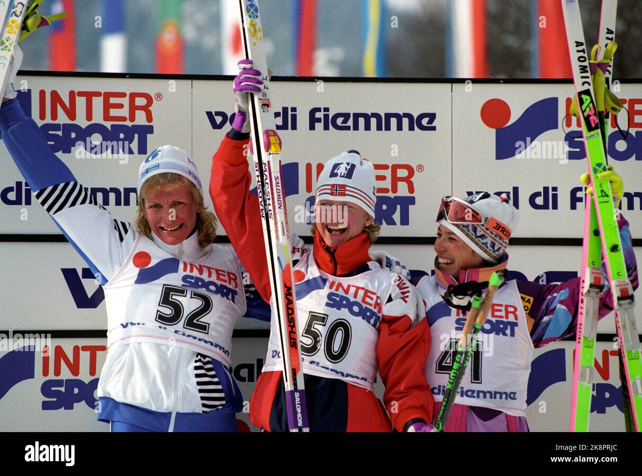 1991 ski world cup medal winners hi-res stock photography and images ...