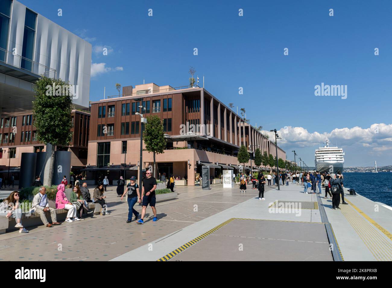 ISTANBUL, TURKEY – SEPTEMBER 24, 2022: Galataport, the new cruise port ...