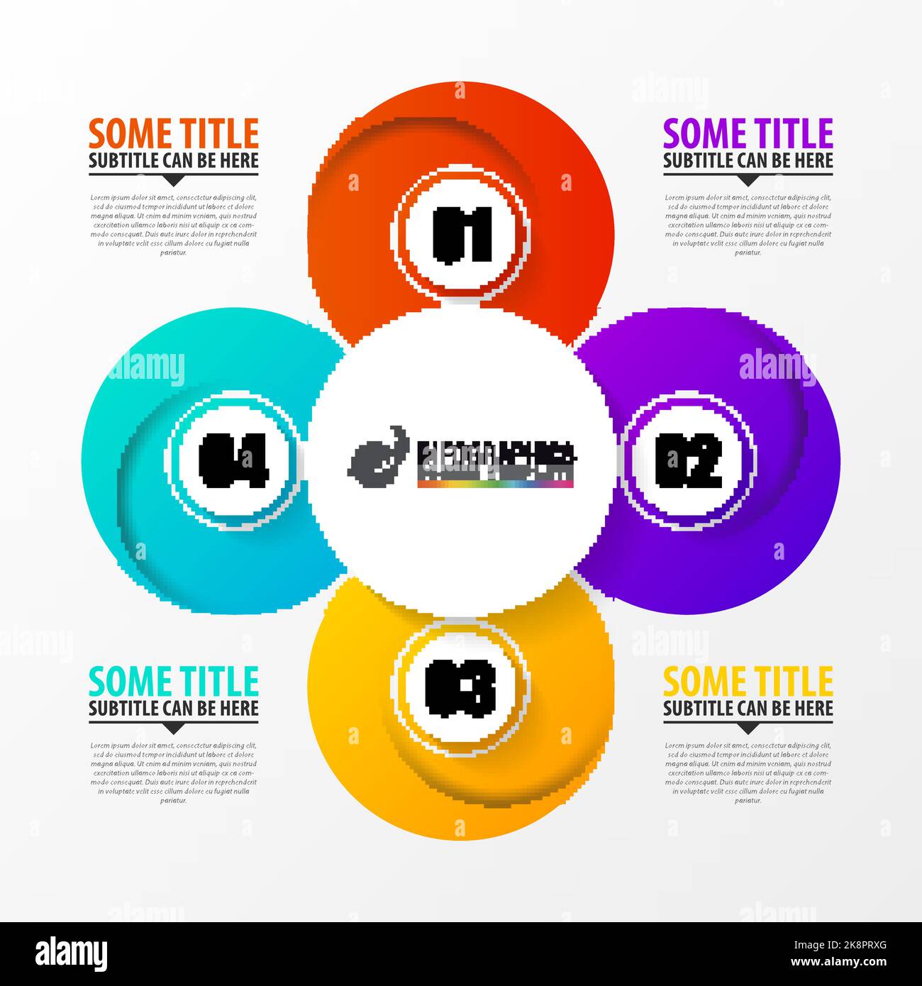Four step pattern Stock Vector Images - Alamy