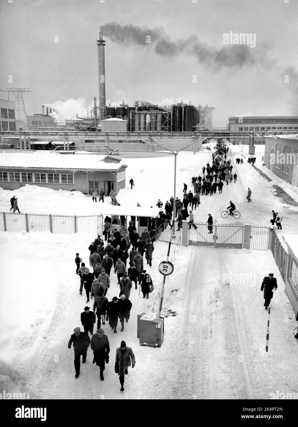 Heroya 196010 the factory for norsk hydro on heroya hi-res stock ...