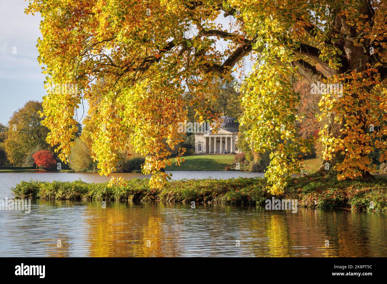 24th October 2022, Stourhead Landscape Garden, Wiltshire Beautiful ...