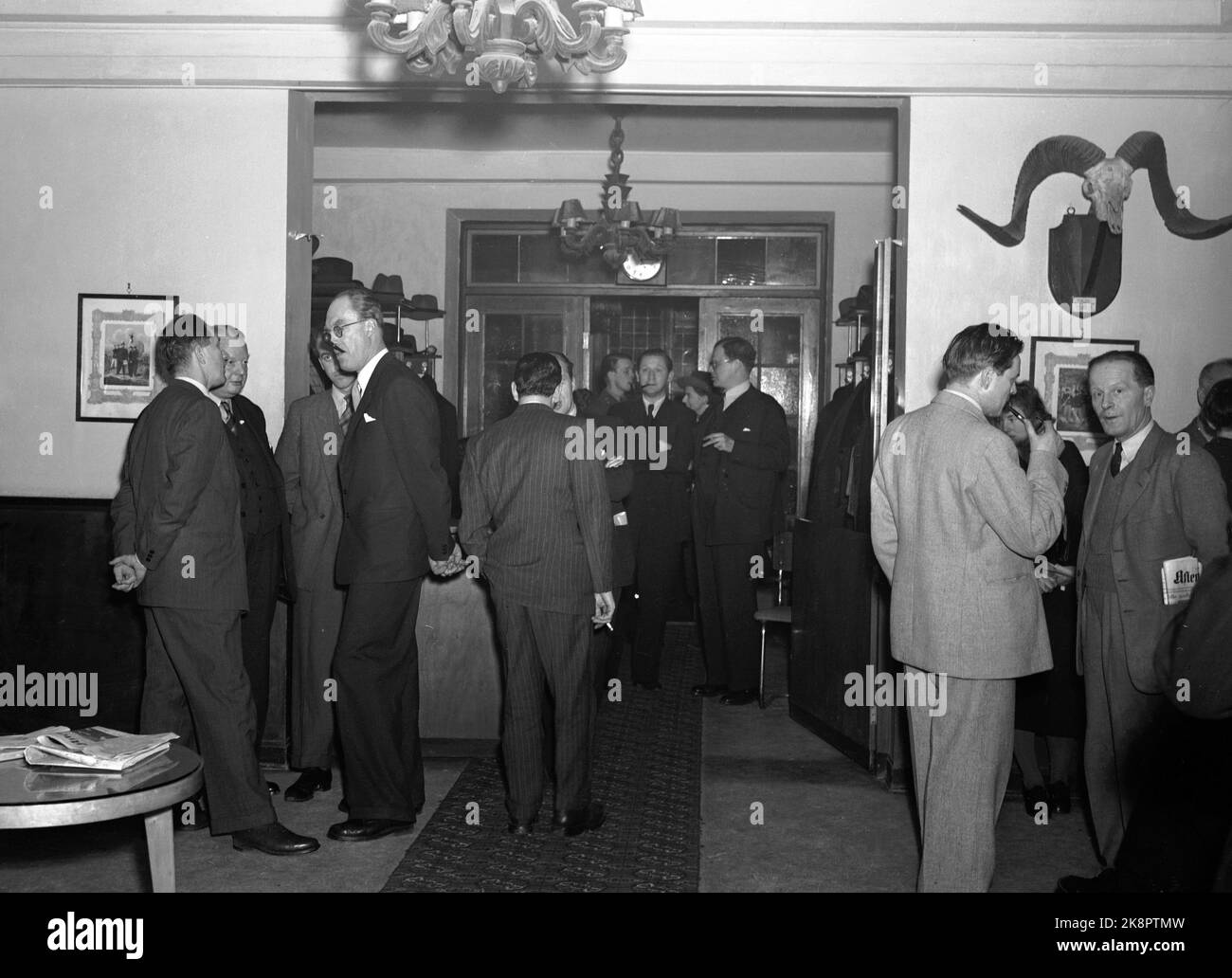 Oslo 19490129 The leaders of the Nordic countries meet in the military ...