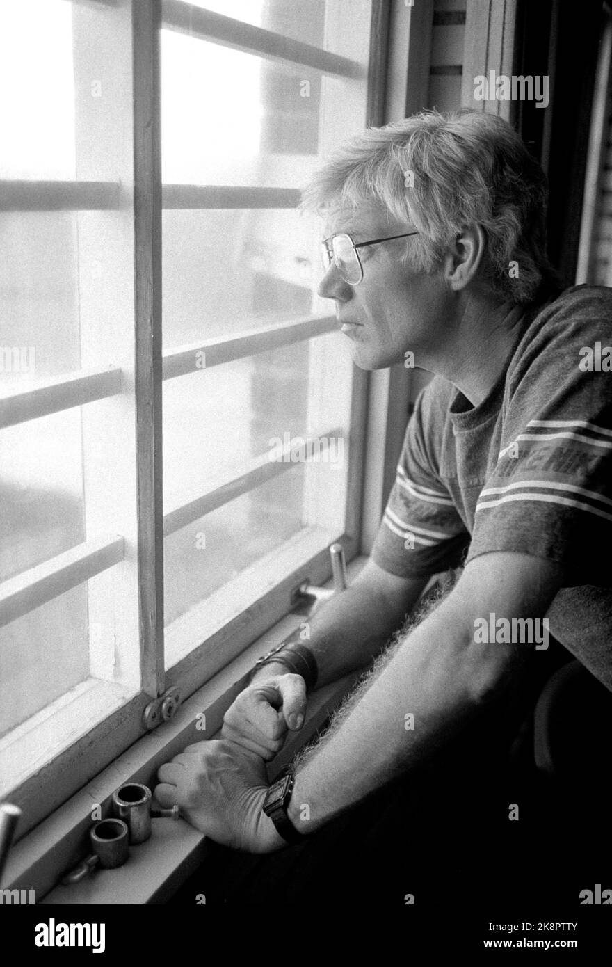 Arne treholt photographed in ila landsfangsel photo hi-res stock ...