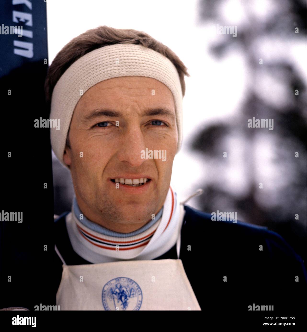 Ntb ntb ski jump alone portrait hi-res stock photography and images - Alamy