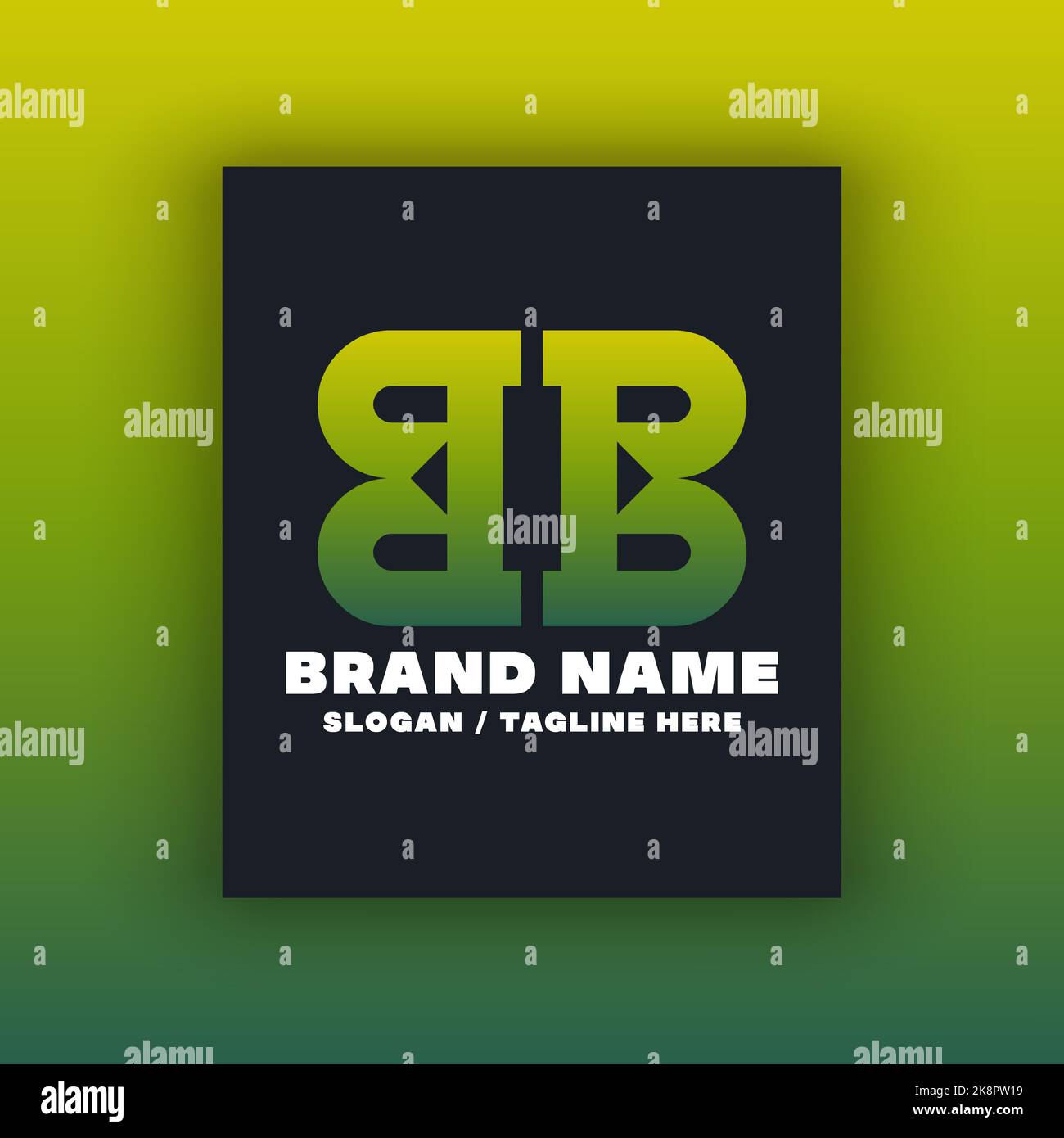 Letter BB logo design template. Editable, resizable, vector ...