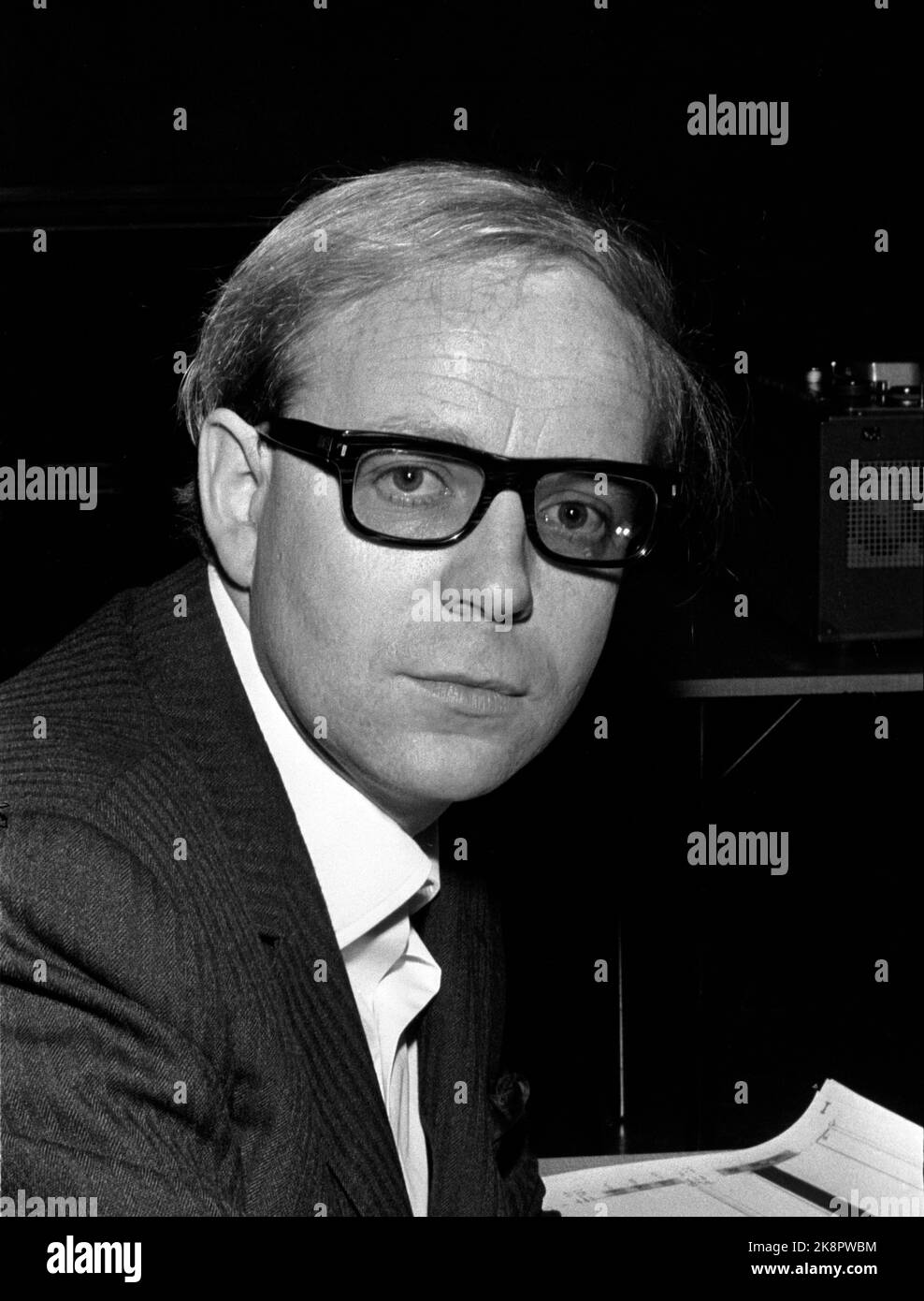 Oslo 19680906 composer arne nordheim hi-res stock photography and ...