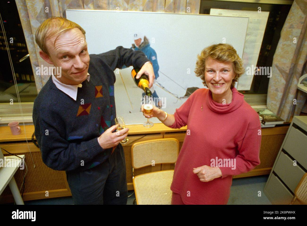 Erling Kagge has arrived at the South Pole. Mother Aase Gjerdrum bowls ...