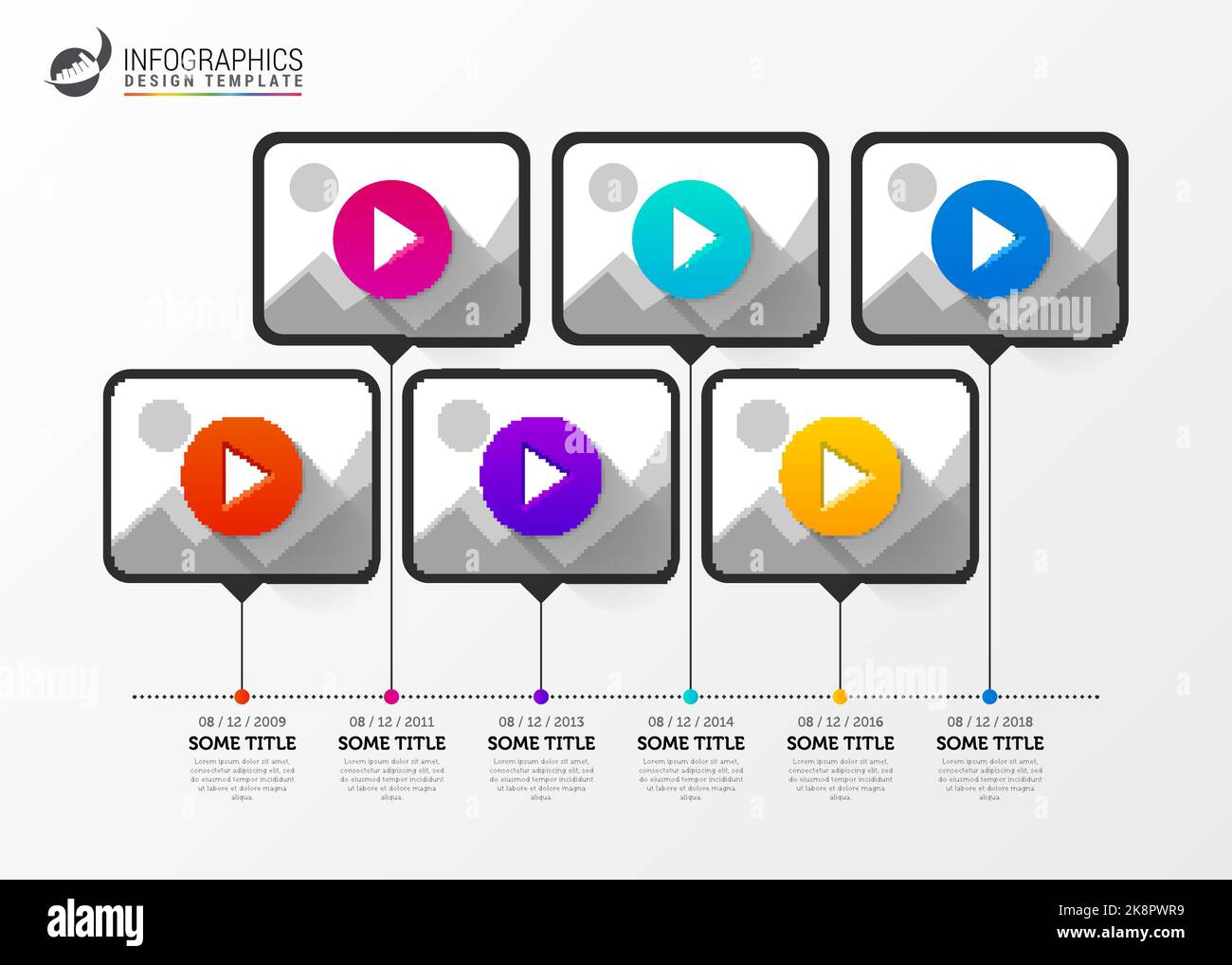 Infographic Video Timeline