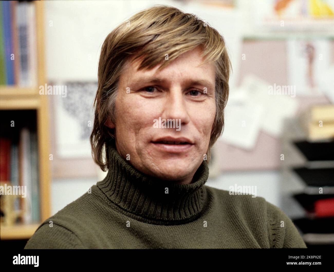 Oslo 19771005 nrk employee fritz nilsen photo hi-res stock photography and images - Alamy