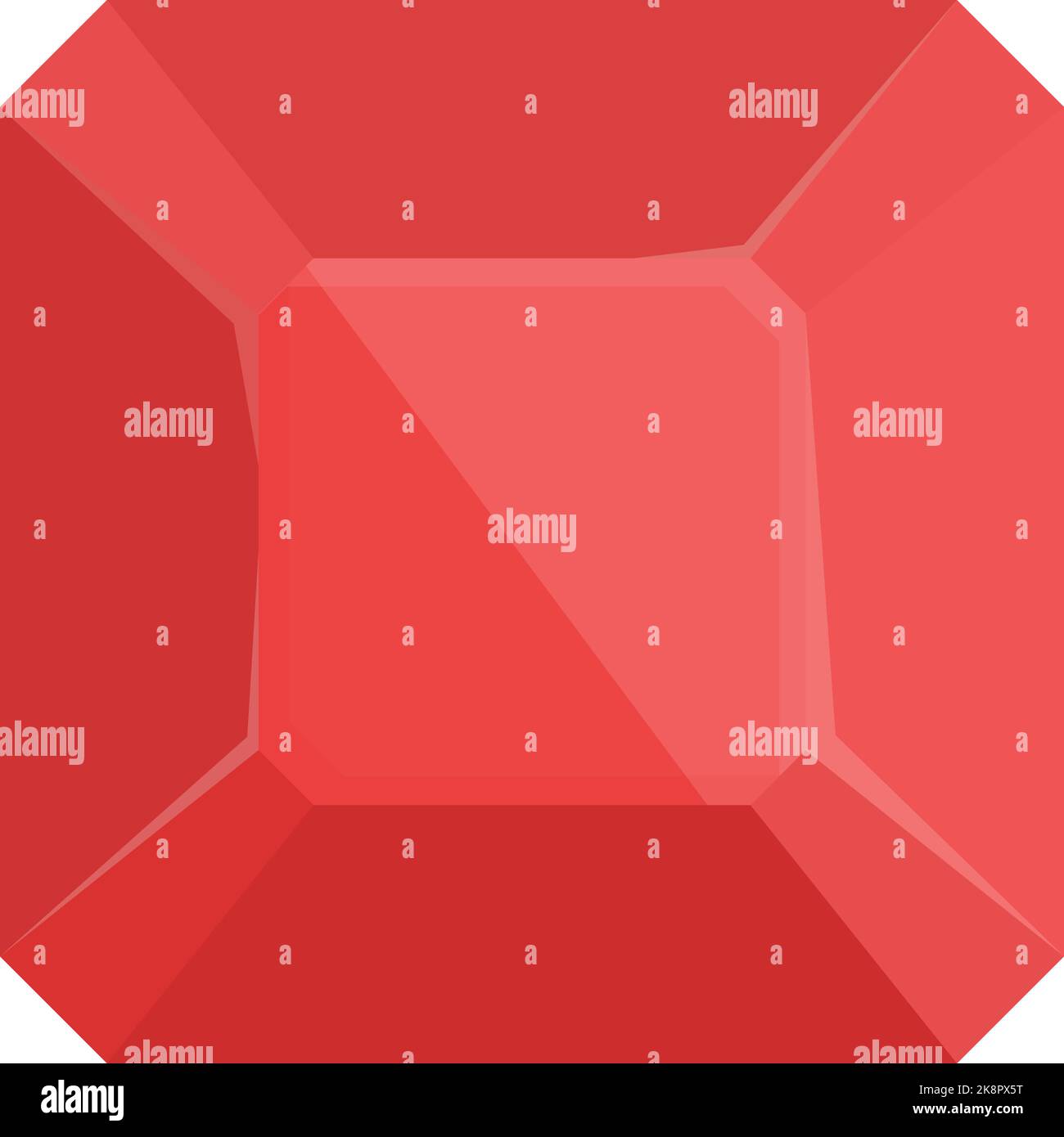 Ruby stone icon cartoon vector. Crystal gem. Shiny crystal Stock Vector ...