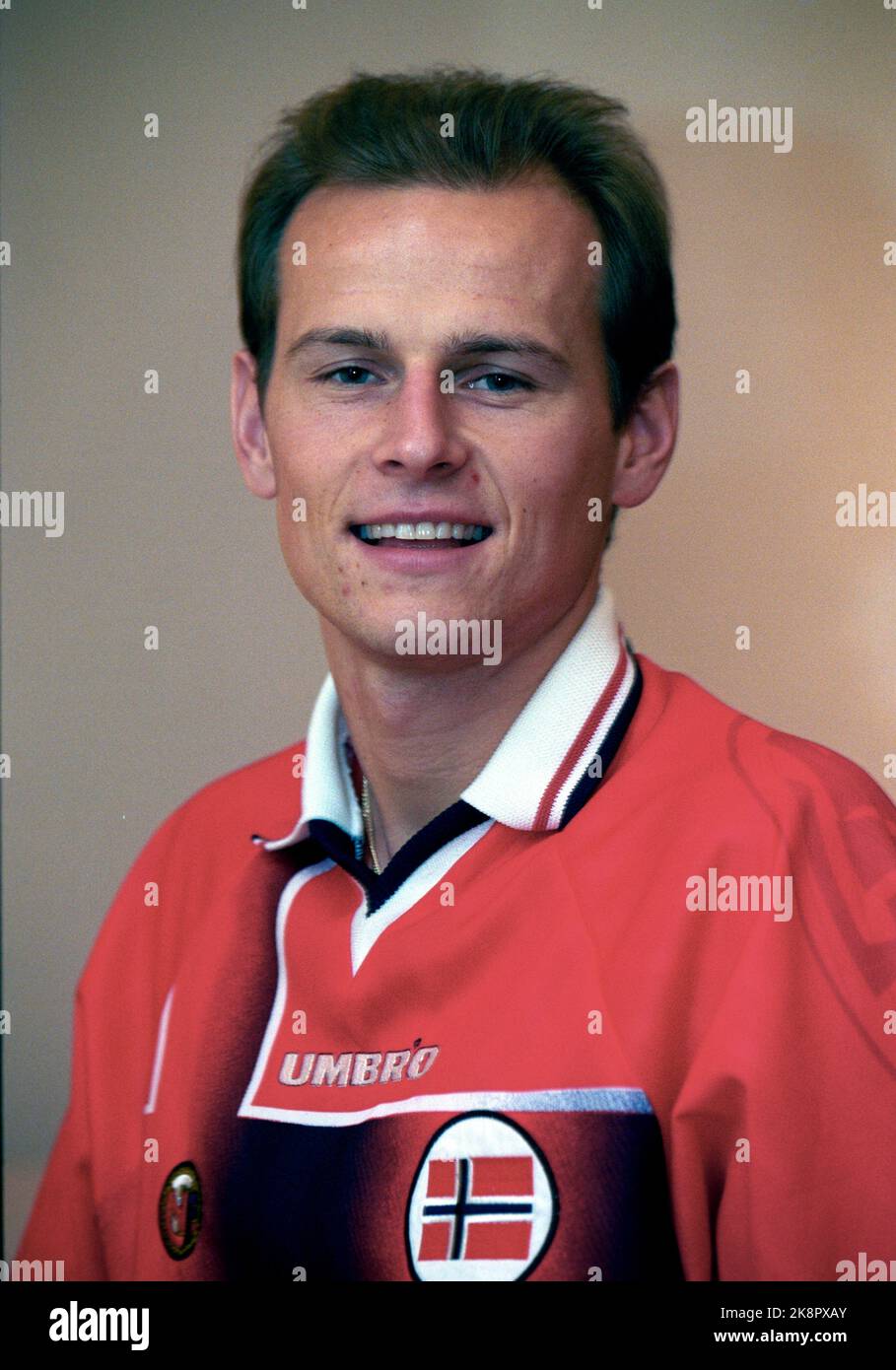 Oslo 199611 Football: Ståle Solbakken in national team suit. Photo: Tor ...
