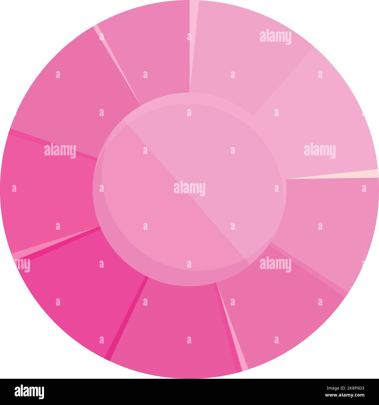 Round gemstone icon cartoon vector. Color jewel. Facet shape Stock ...