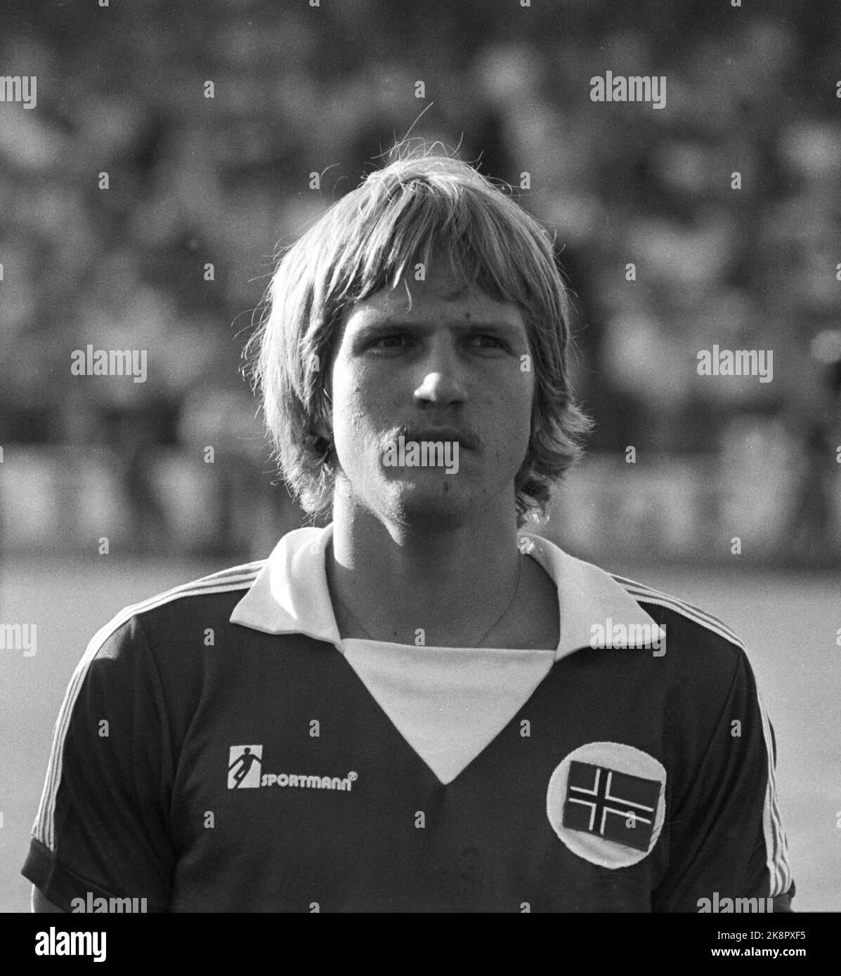Oslo, 1979. Footballer Hallvar Thoresen represents the Norwegian ...