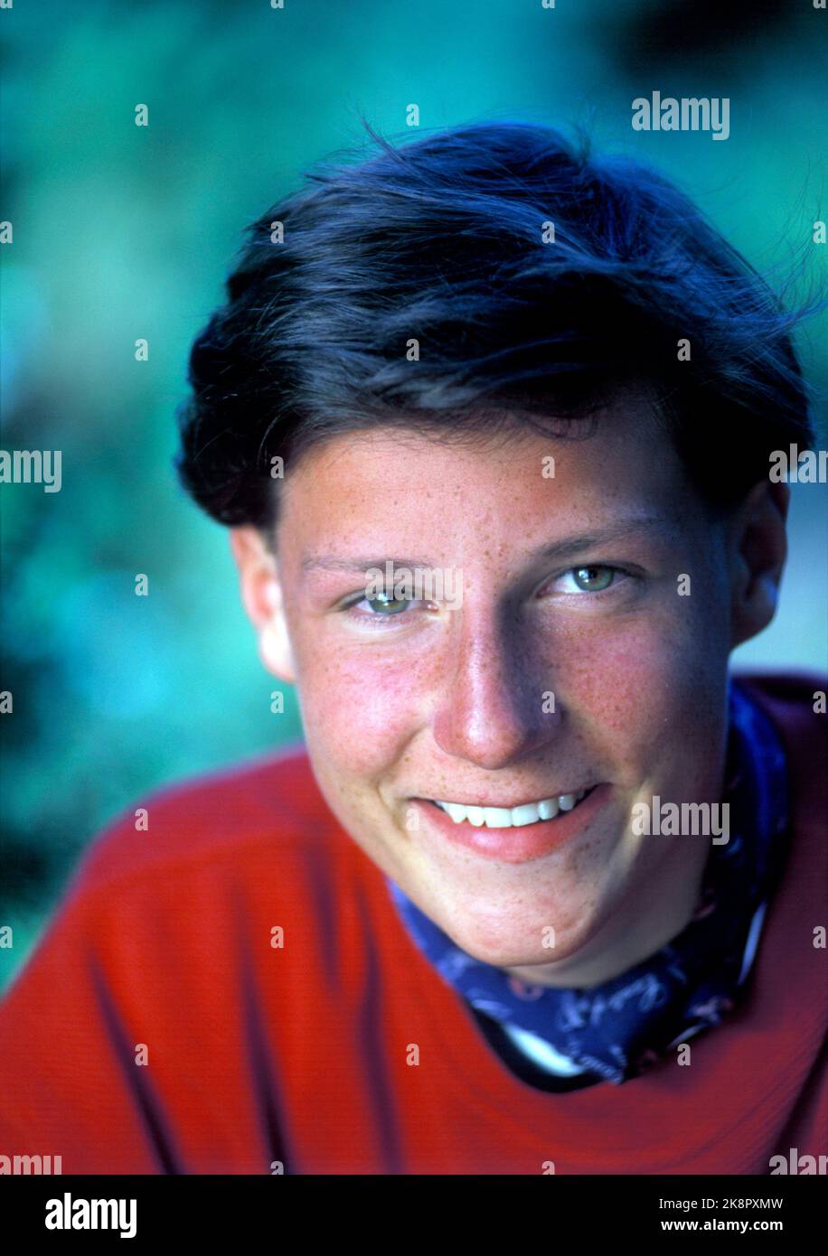 Oslo 199007 prince haakon magnus at tjome photo hi-res stock ...