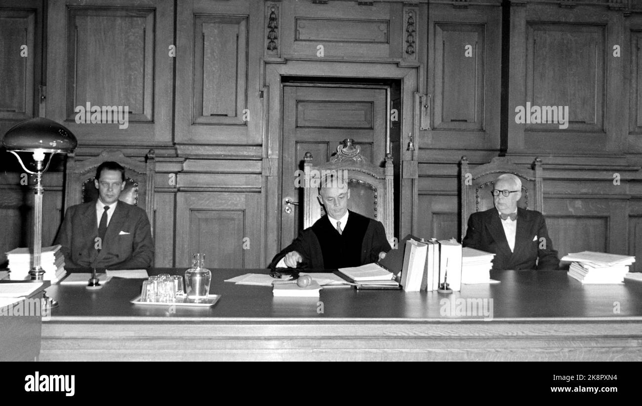 Oslo September 1957. The soft case. The trial about the book "The song ...
