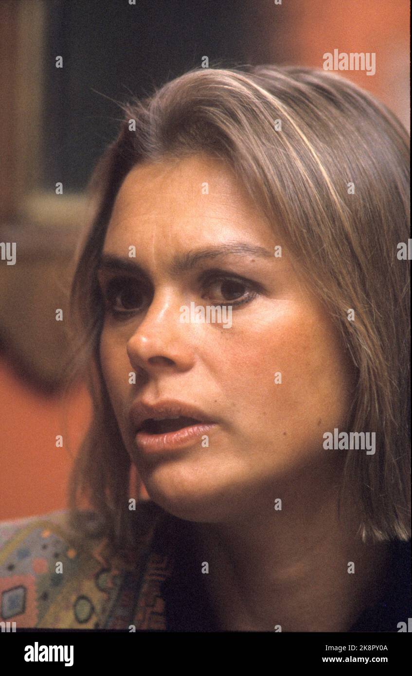 Oslo 19880417 Actor June Dahr. Interview situation. Photo: Inge ...