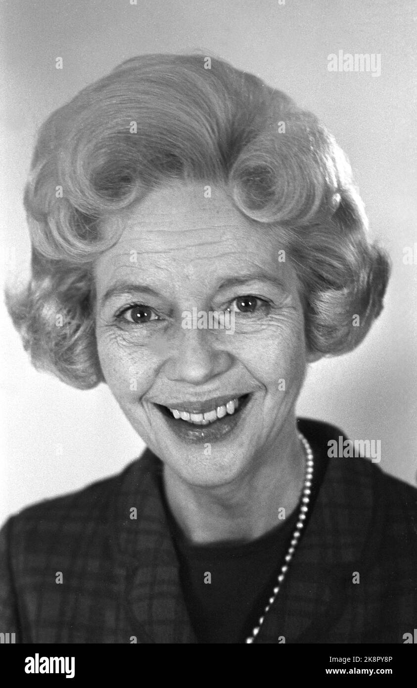 Nesodden 19700213. The married couple Rolf and Birgit Sunnaas have ...