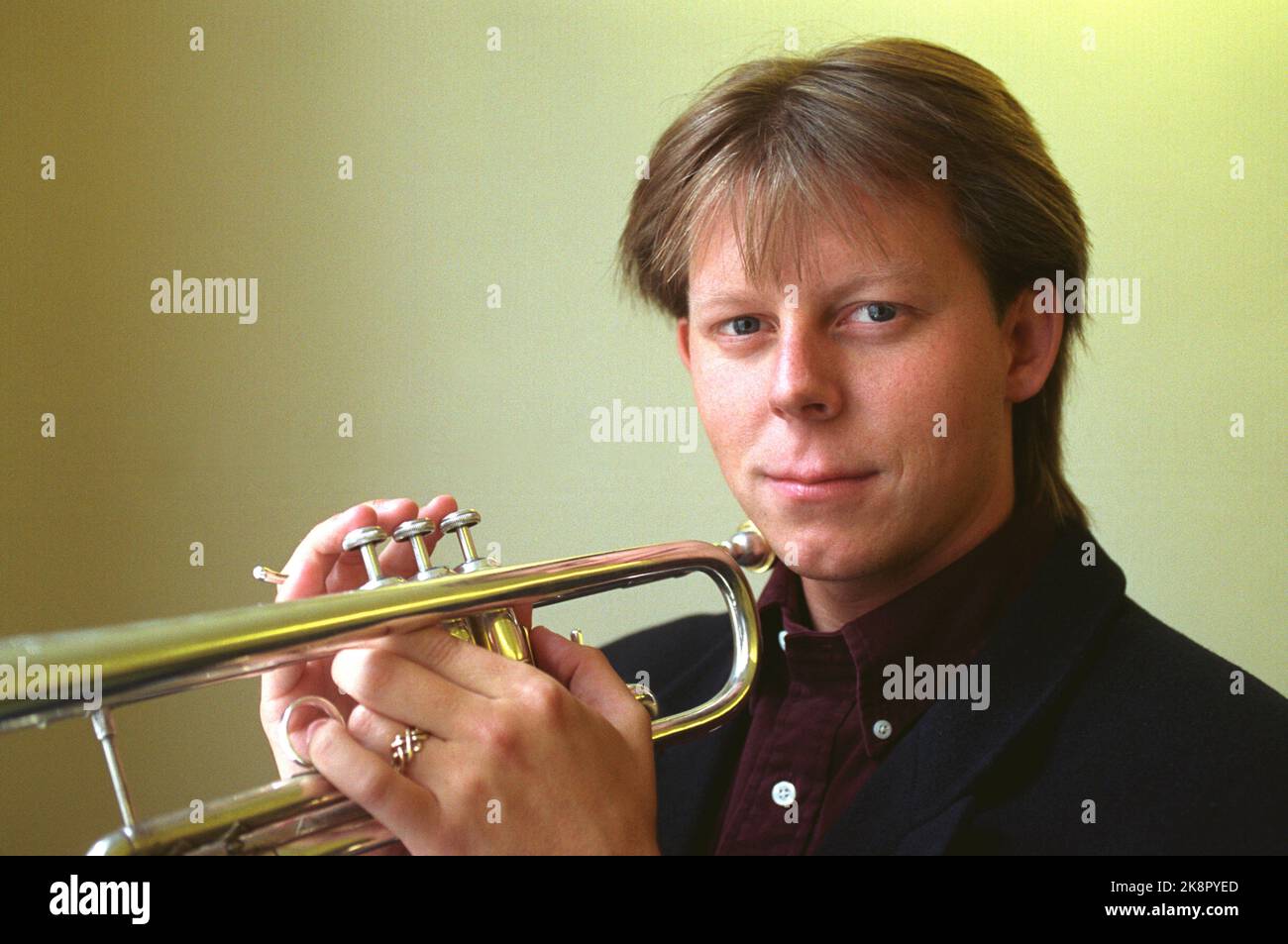 Oslo 19920907. Musician Ole Edvard Antonsen (30) photographed with ...