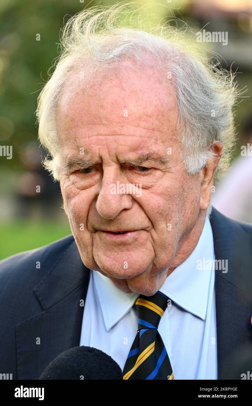London, UK. Sir Roger Gale MP for North Thanet. Politicians gathered on ...