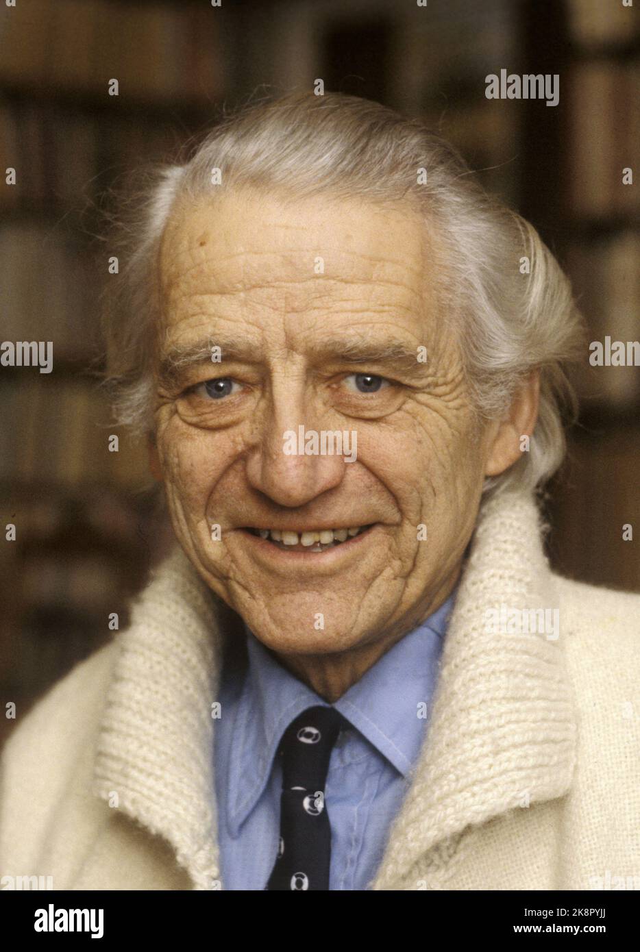 Oslo 19821221 the author cartoonist thorbjorn egner 1912 1990 portrait ...