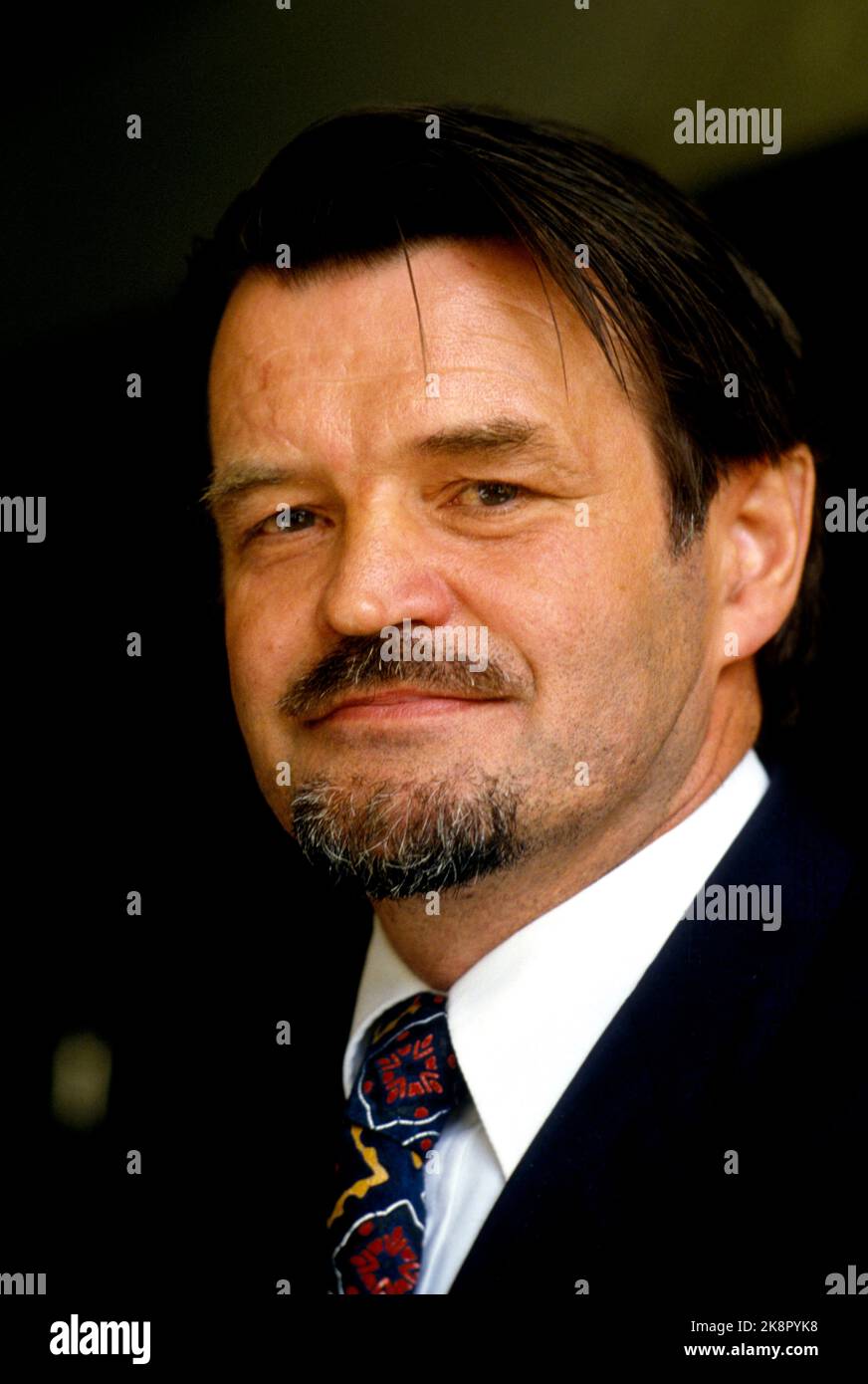 Oslo August 26, 1980. The Northern Norwegian author Idar Kristiansen ...