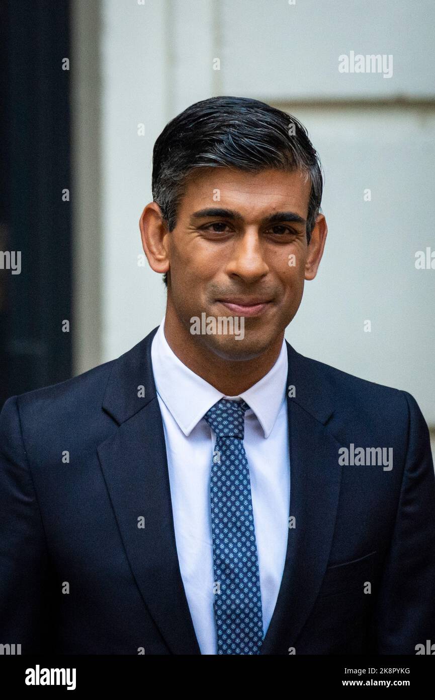 London, UK. 24 October 2022. Rishi Sunak MP leaves Conservative Party ...