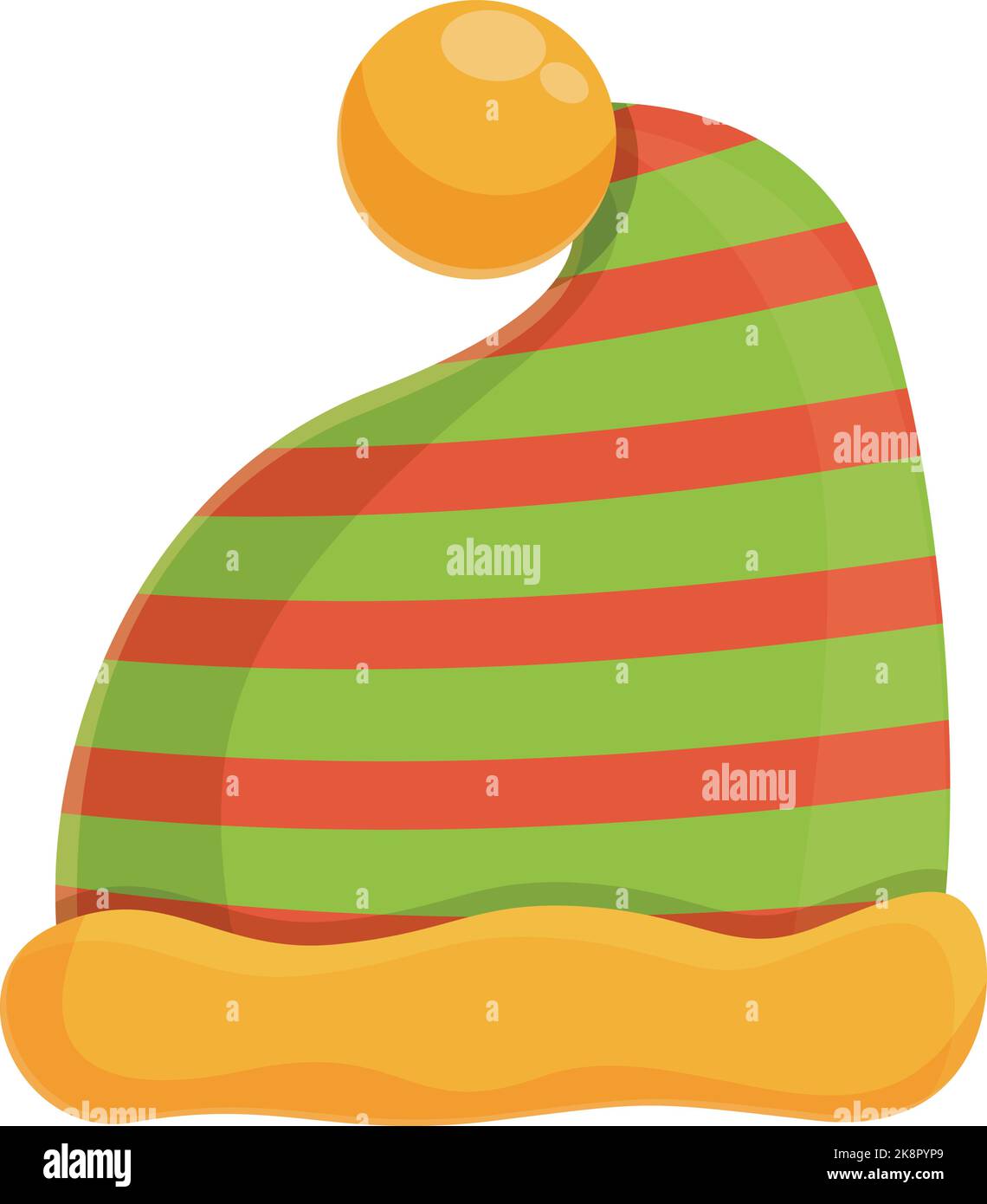 Xmas hat icon cartoon vector. Christmas holiday. Face beard Stock ...