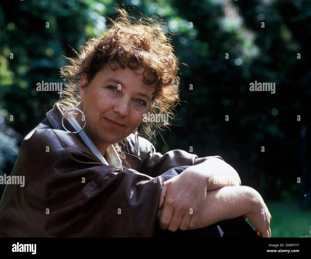 Oslo september 1986 artist grethe kausland photo hi-res stock ...