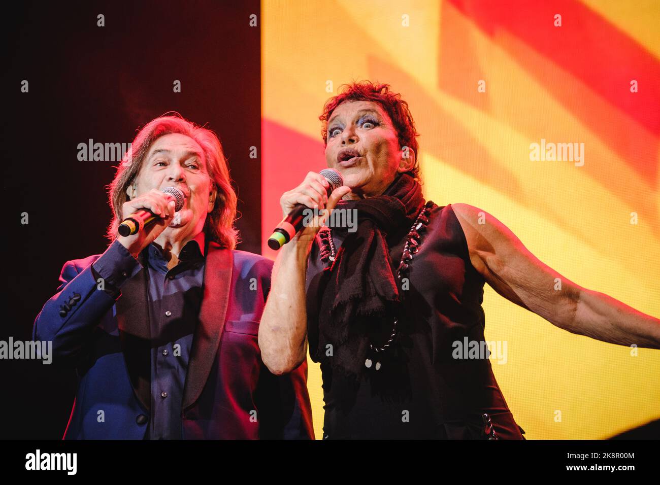 Zurich, Switzerland. 22nd, October 2022. The Italian pop duo Ricchi e ...