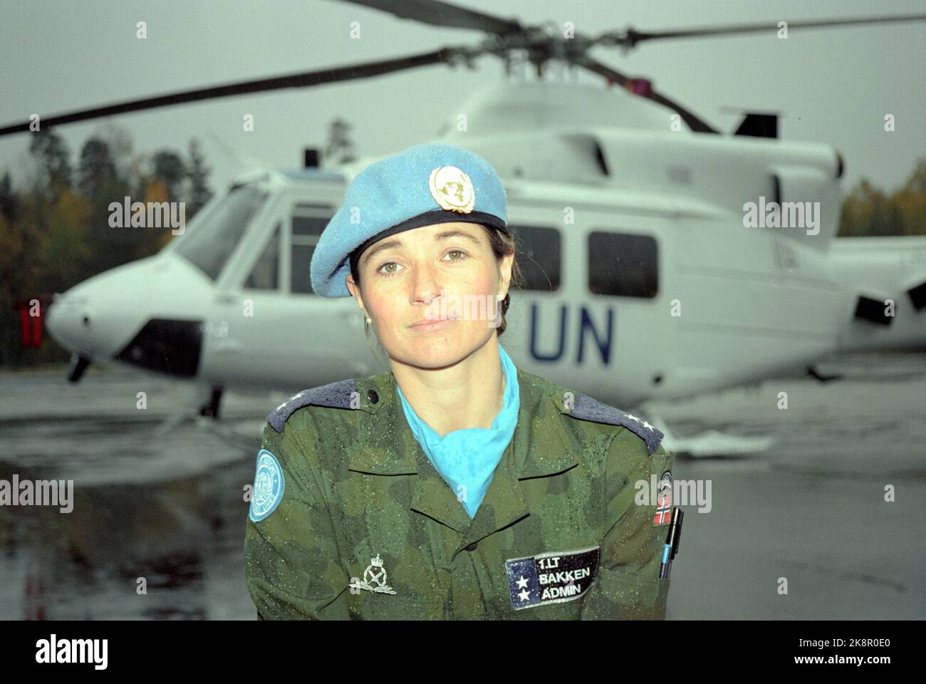 Rygge. Lieutenant Beate Bakken constitutes the only feminine feature in ...