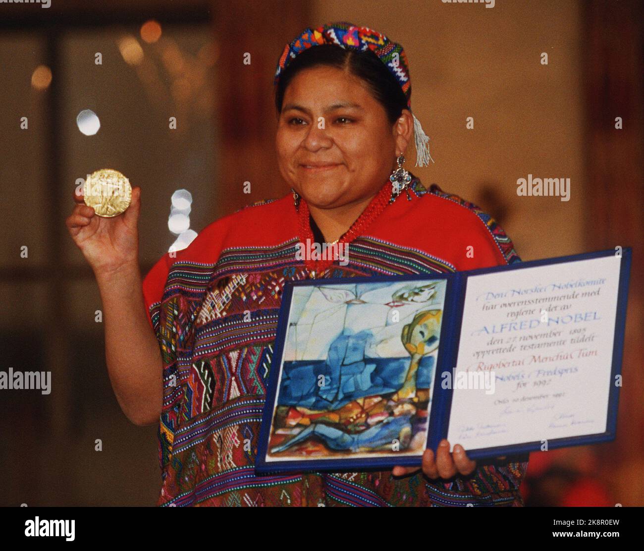 Kautokeino199212: Nobel Peace Prize 1992. The Nobel Peace Prize 1992 to ...