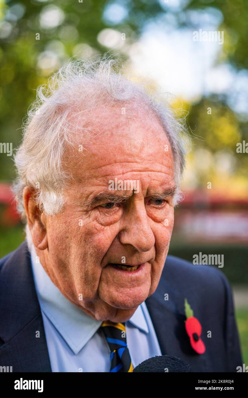 London UK. 24 October 2022 . Sir Roger Gale Conservative Member of ...