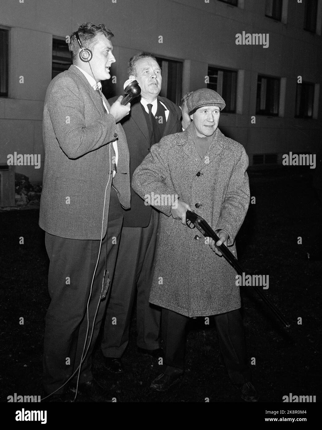 Oslo 19611015 for the radio program "Studio 19" makes the humorist ...