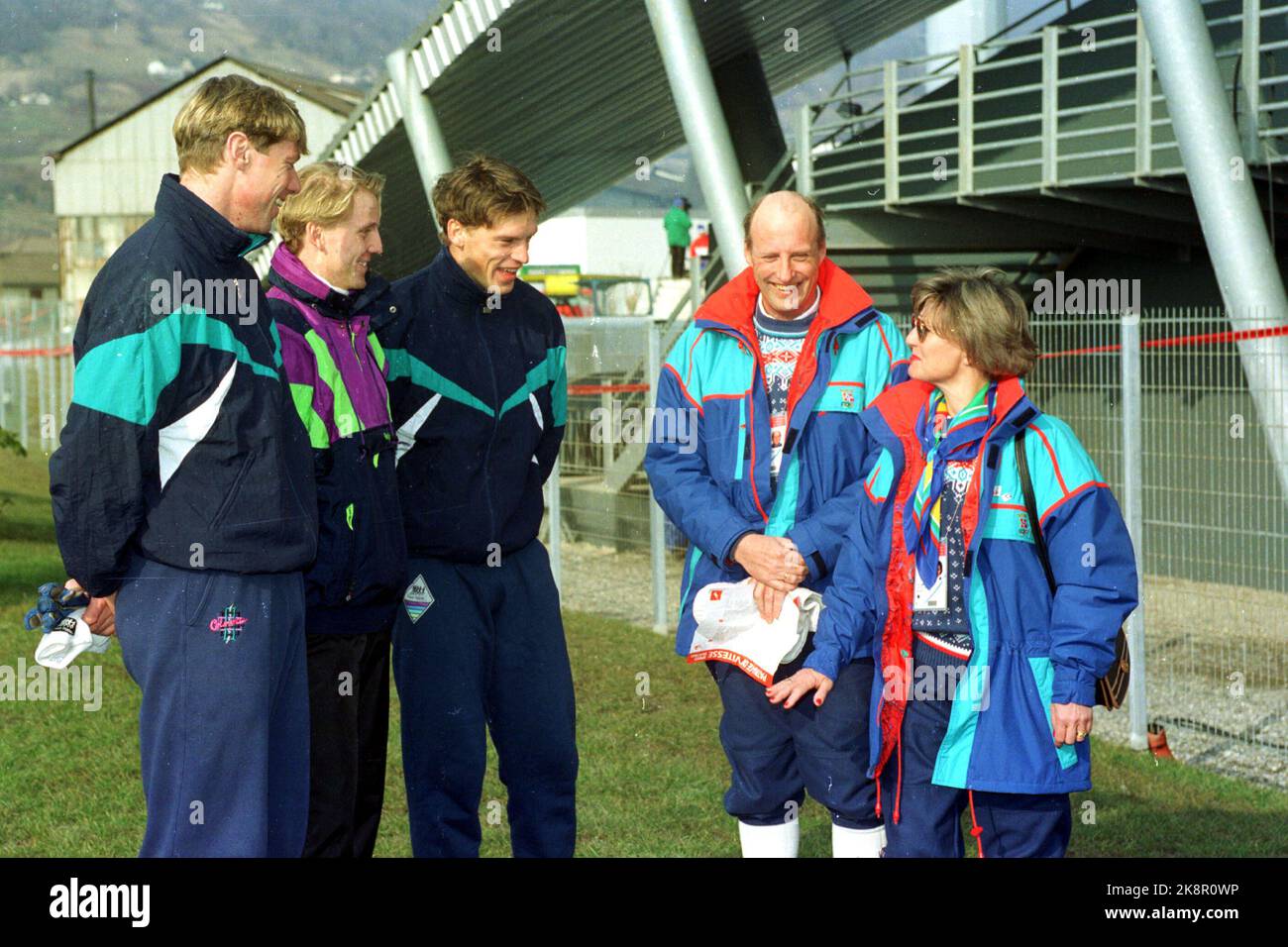 Steinar johansen and johann olav koss after 10000 meters photo hi-res ...