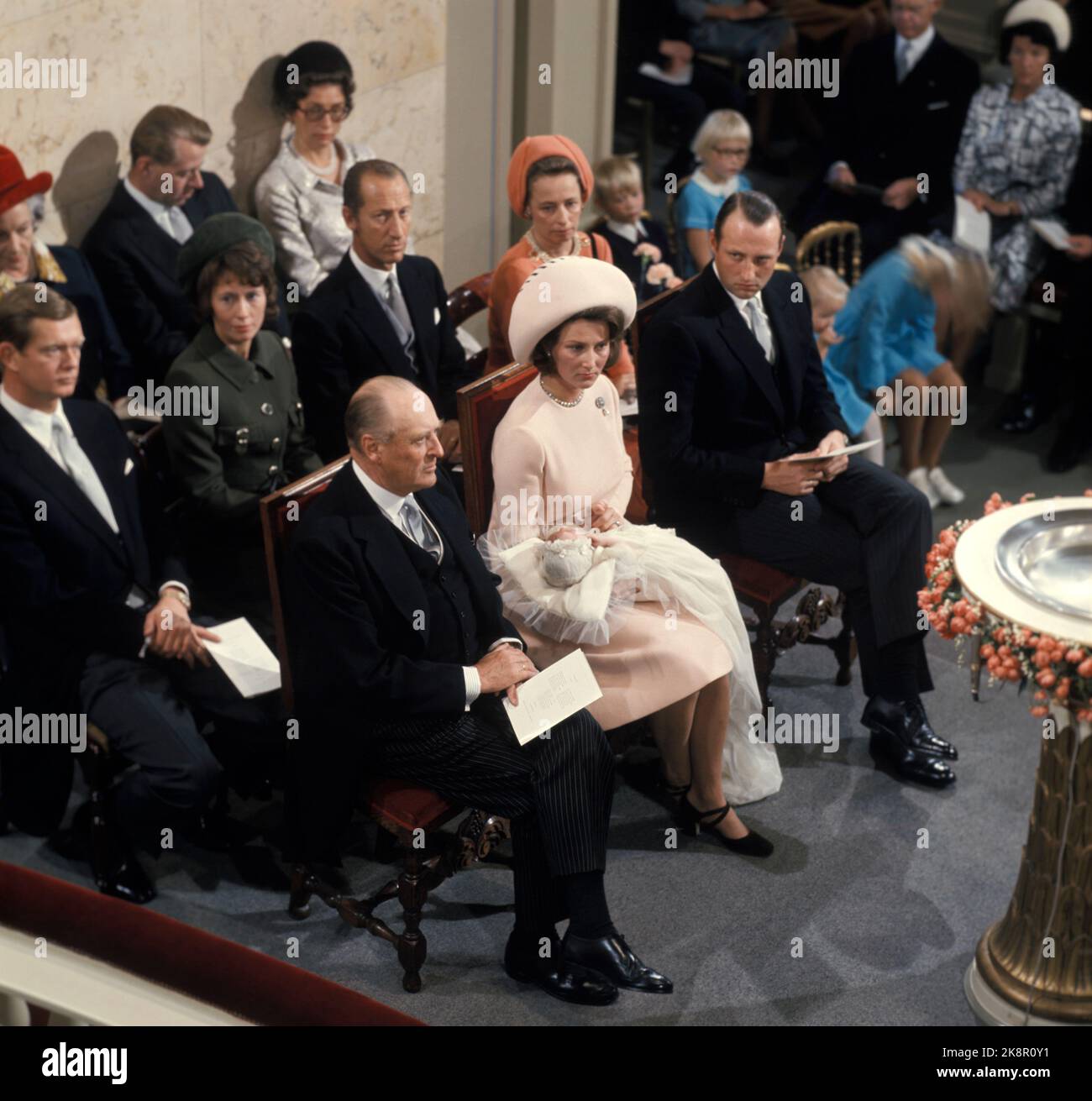 Oslo 19711019: Princess Märtha Louise - christening in the castle ...