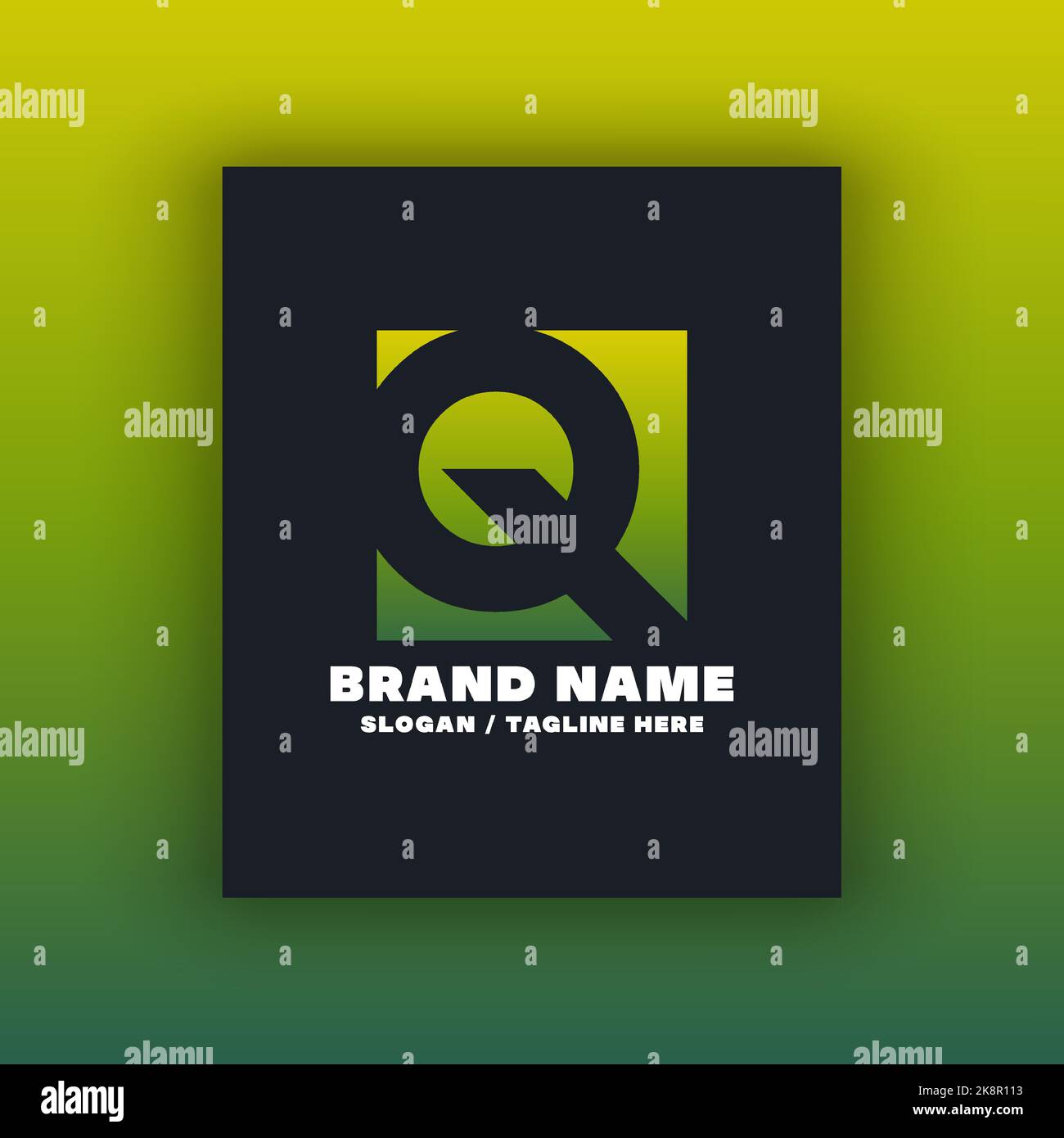 Letter Q logo design template. Editable, resizable, vector illustration ...