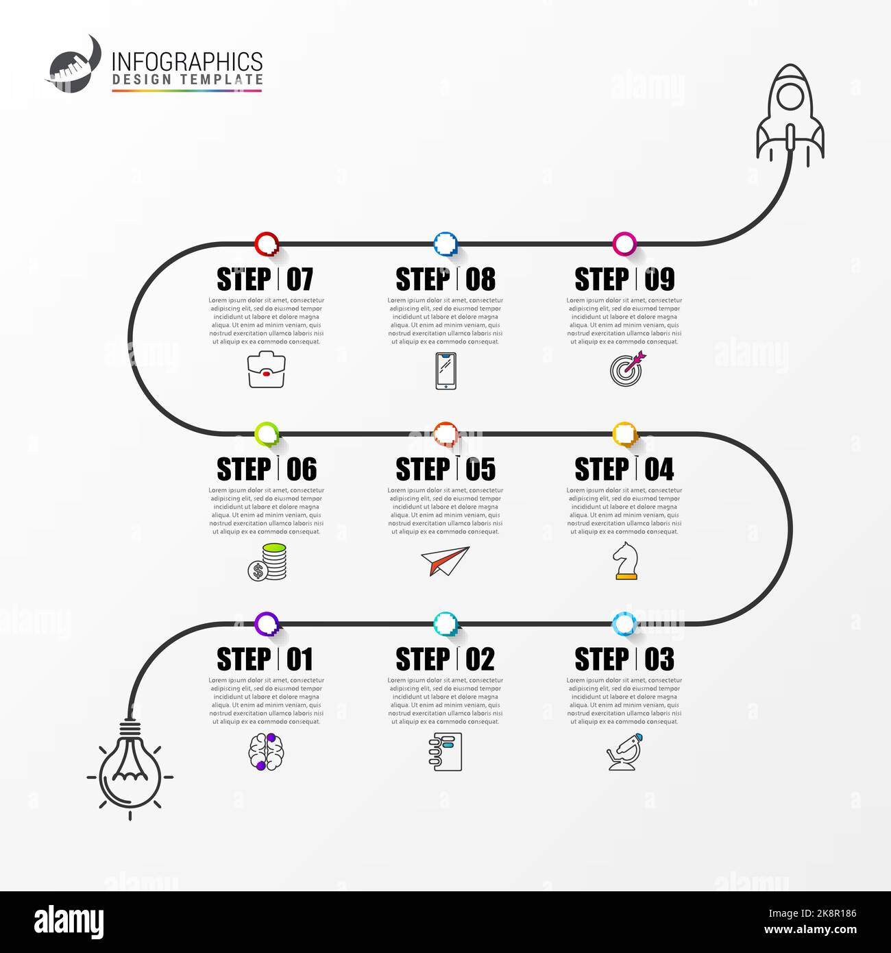 Timeline. Business concept. Infographic design template. Vector ...
