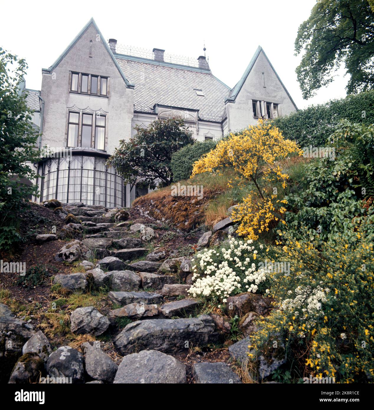 Bergen 19740521. The royal residence Gamlehaugen in Bergen was the home ...