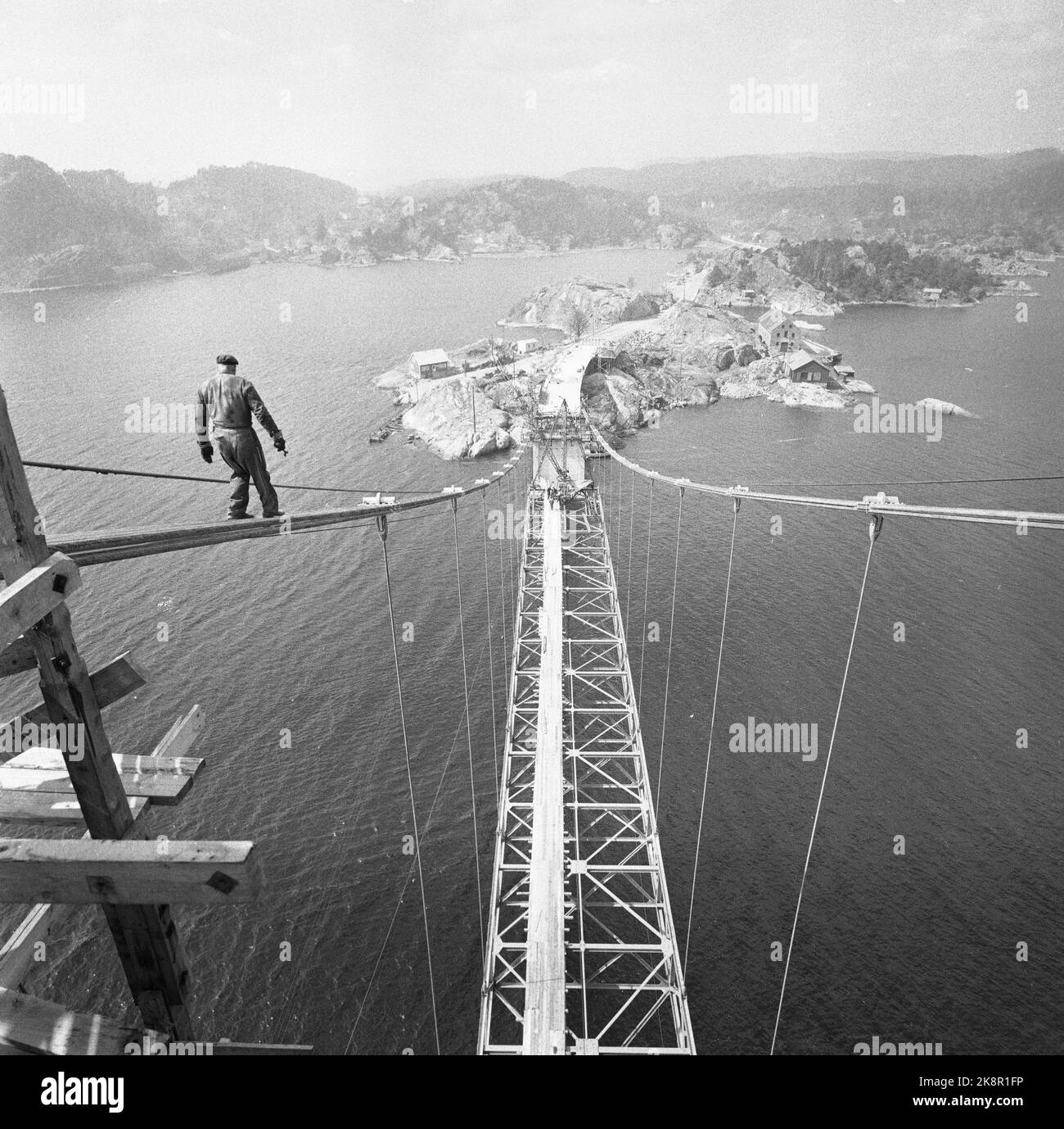 Kristiansand 19560609 The largest in Northern Europe The construction ...