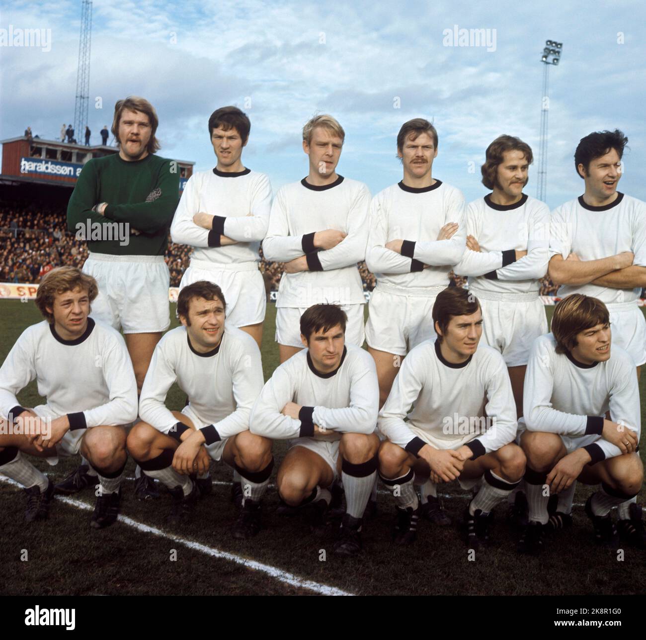 Oslo 19711024. Football, cup final Rosenborg - Fredrikstad, 4-1 ...