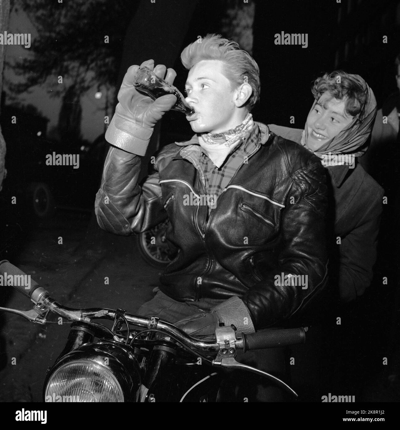 Oslo about 1957 What do the youth drink? Here's young man on a ...