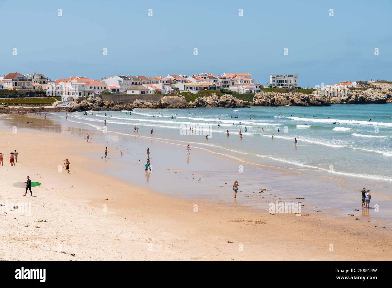 Beautiful baleal beach in portugal hi-res stock photography and images ...