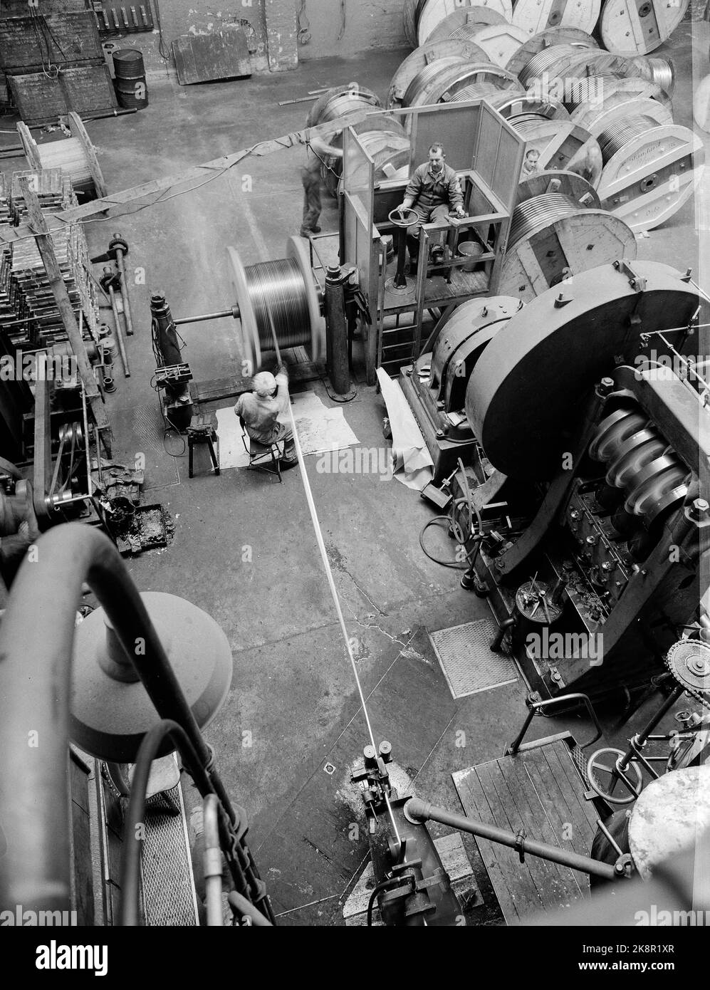 Oslo 19530114. STK - Standard Telefon og Kabelfabrikk A/S på Økeren er ...