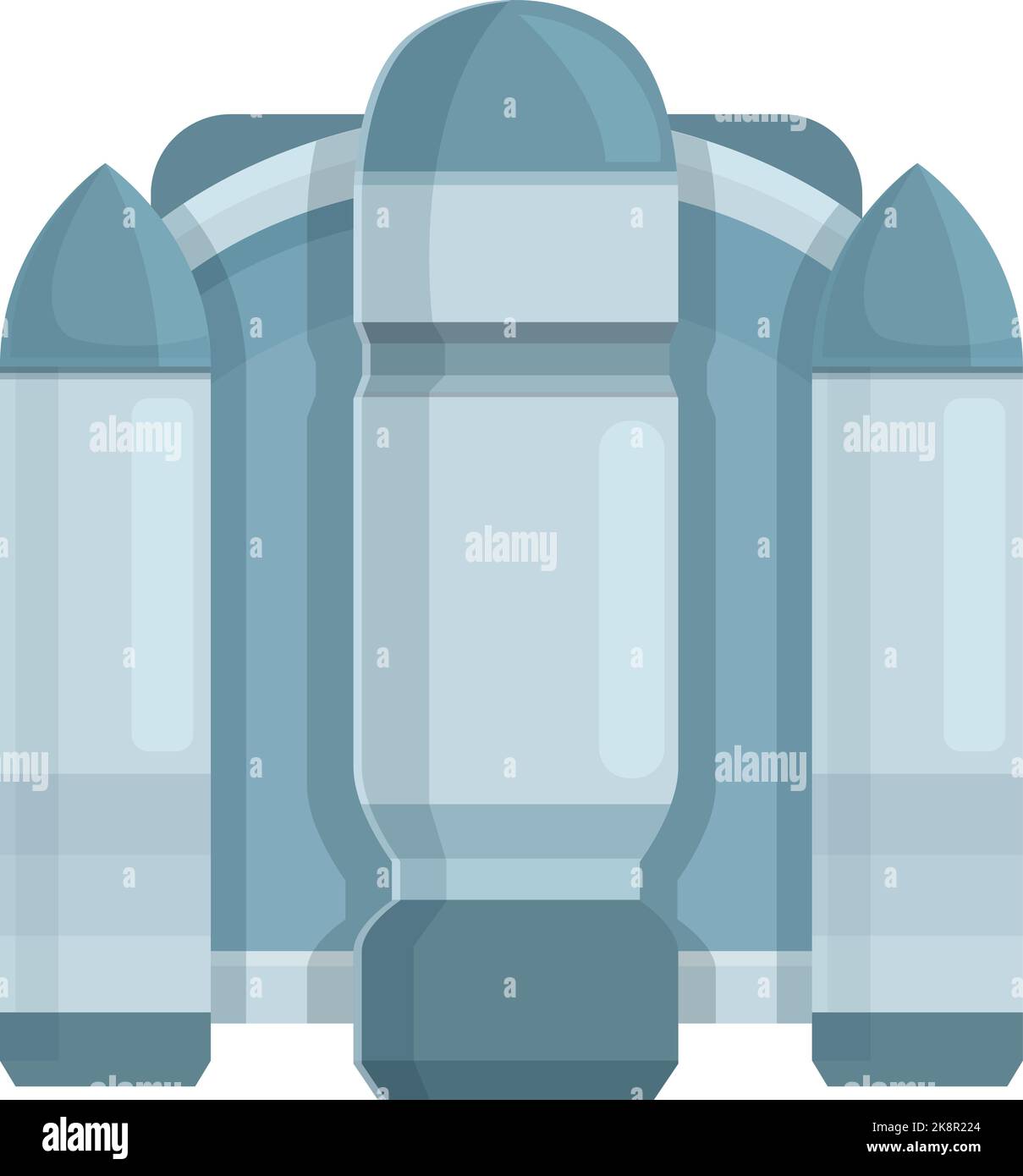 Back jetpack icon cartoon vector. Rocket jet. Action ambition Stock ...