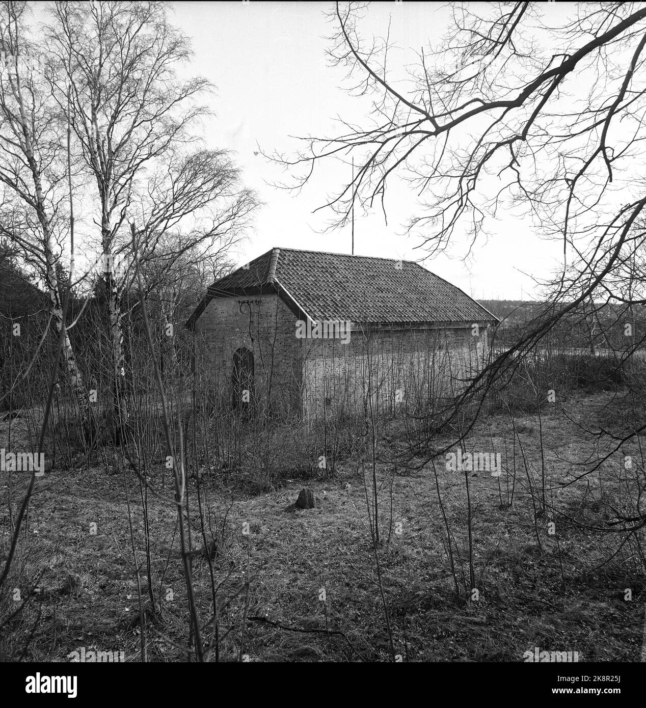 Oslo in the spring of 1967: In four old powder houses like this on the ...